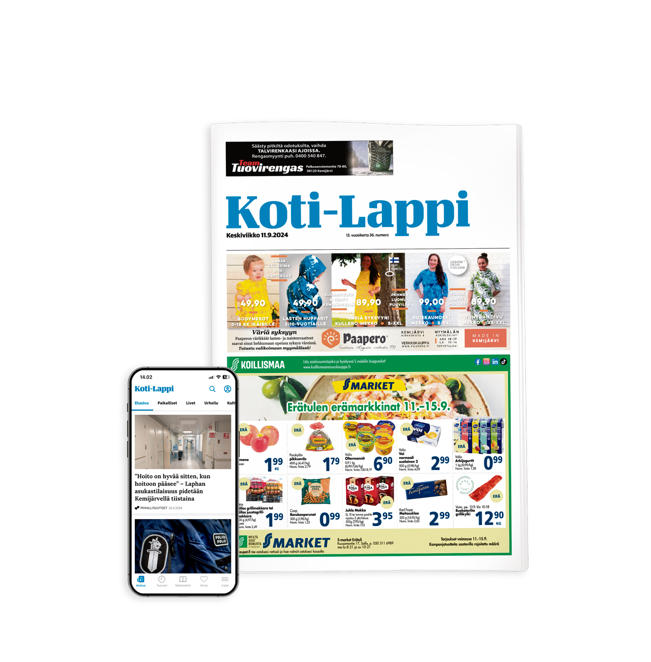 Koti-Lappi muuttuu tilattavaksi - Asiakaspalvelu